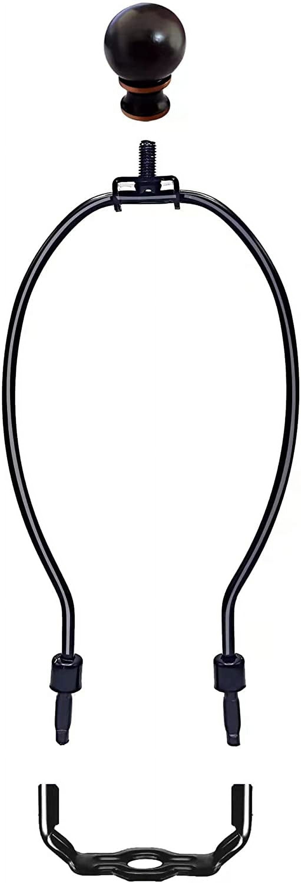 EFEMF-8 Inch Lamp Harp Holder Lamp Shade Harp with Light Saddle Base ...
