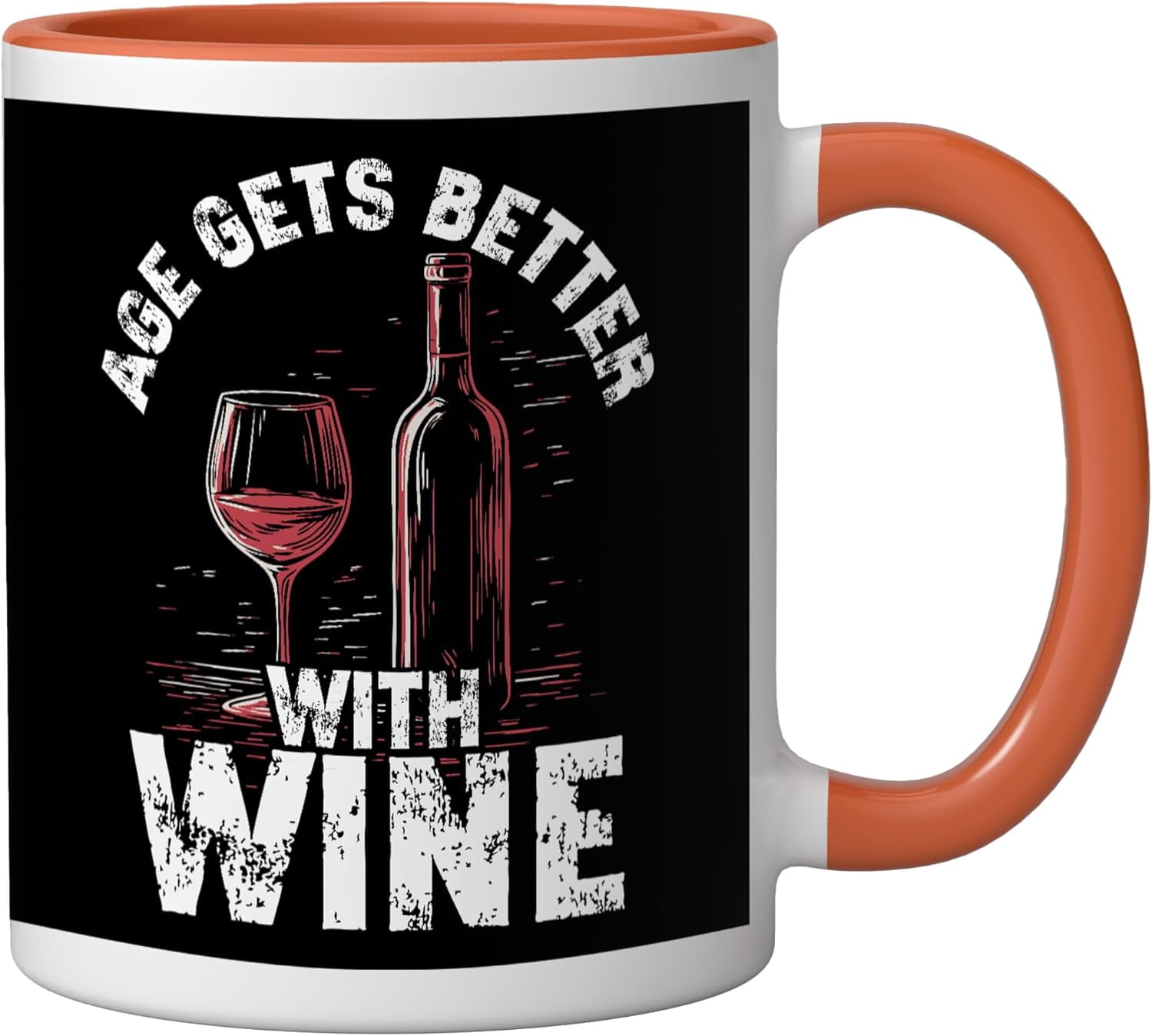 EFEMF-Age Gets Better With Wine Design Wine Glass Red Wine Lover ...