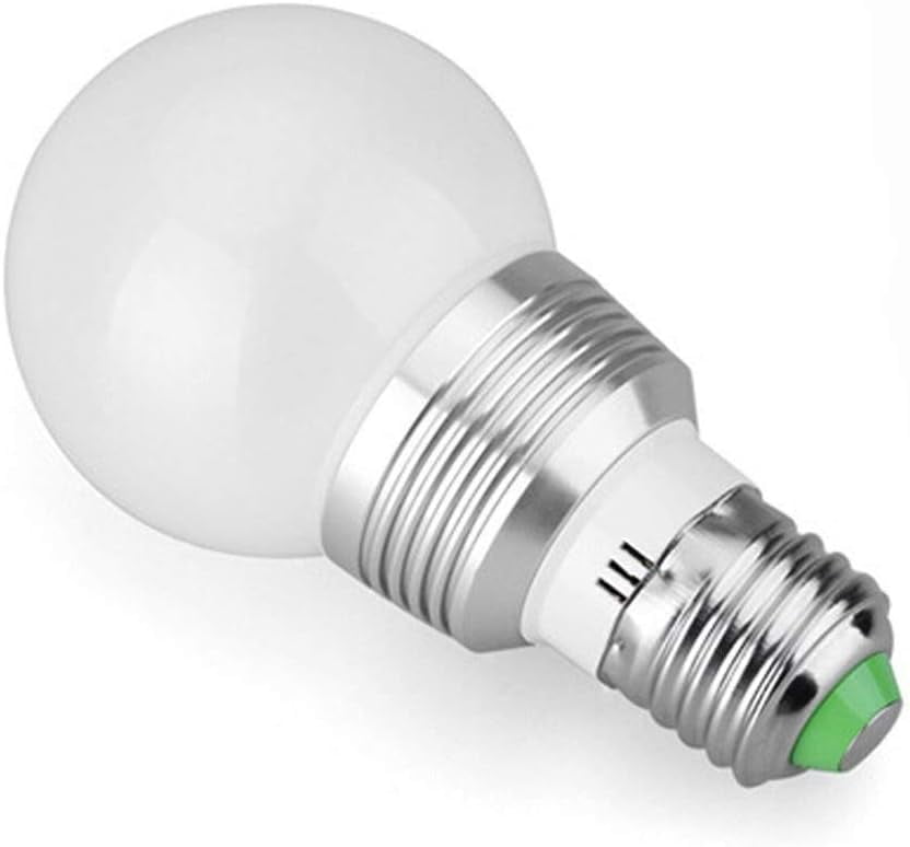 EFEMF-E27 3W RGB LED Light Bulb 16 Colors Changing Dimmable Multi Color ...