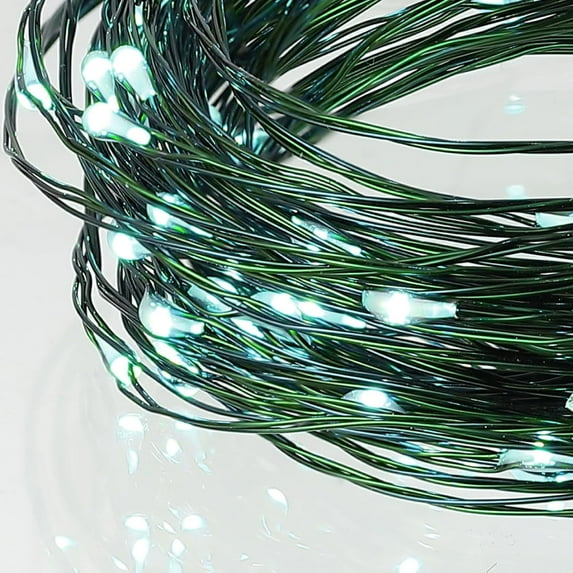 EFEMF-Fairy String Lights Battery Operated Green Wire LED Waterproof ...