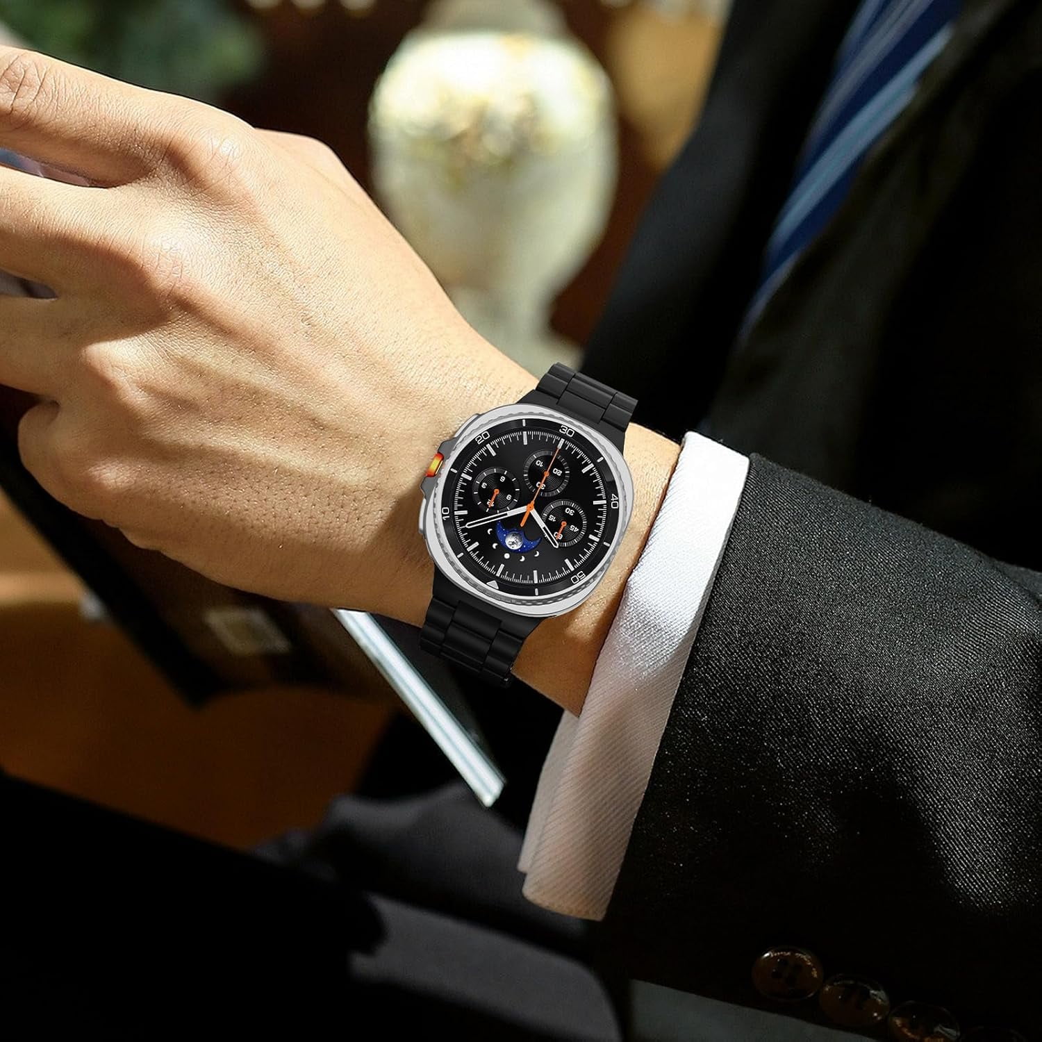 EFEMF-Metal Bands Compatible with Galaxy Watch 8 Band/Galaxy Watch 8 ...