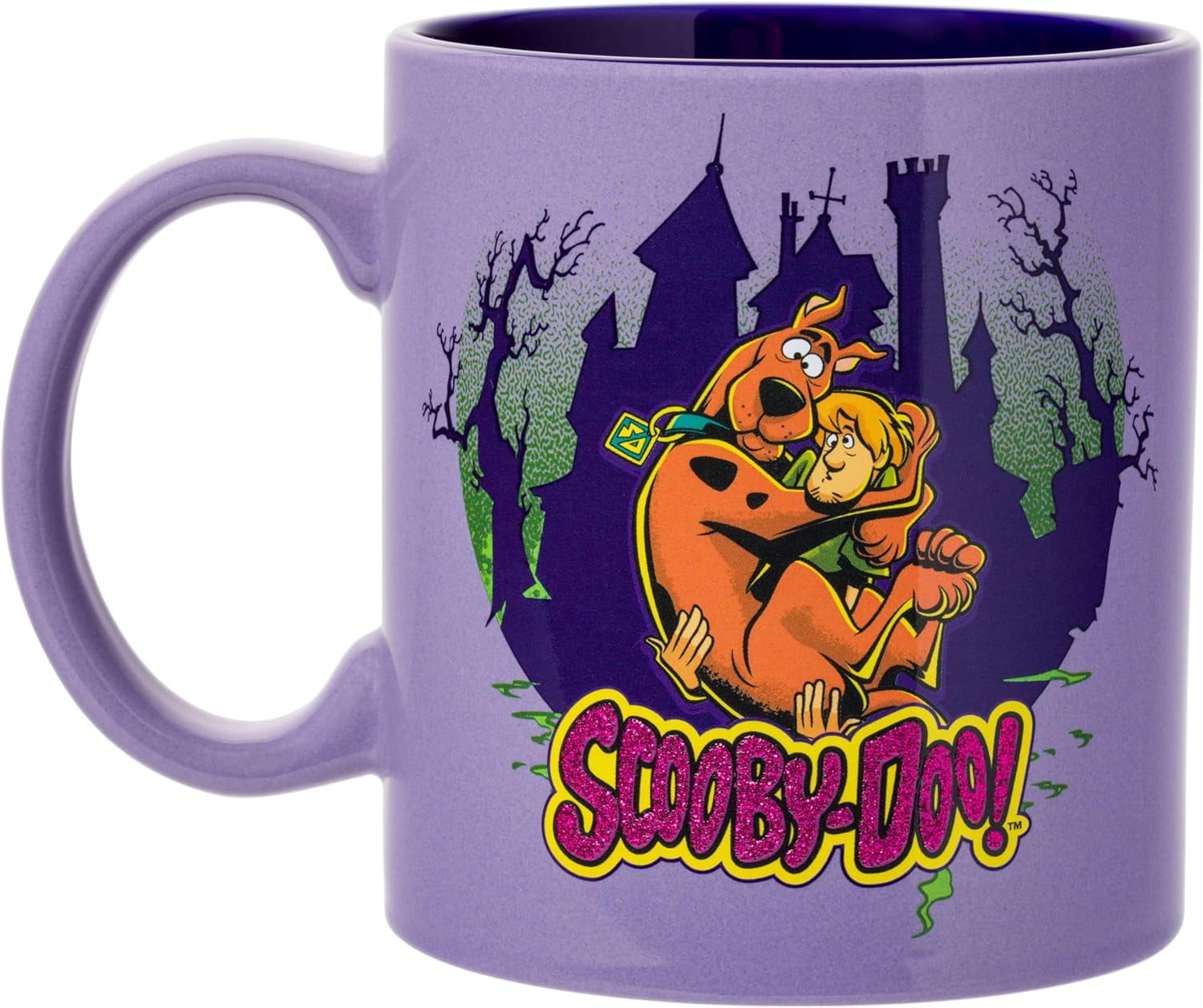 EFEMF-Scooby-Doo Glitter Ceramic Mug Featuring Scooby-Doo and Shaggy ...