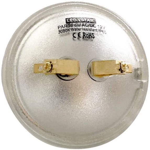 EFEMF-Vstar® PAR36 LED Bulb 6W 600-700LM,Multi-Purpose Base,3000K,12V ...