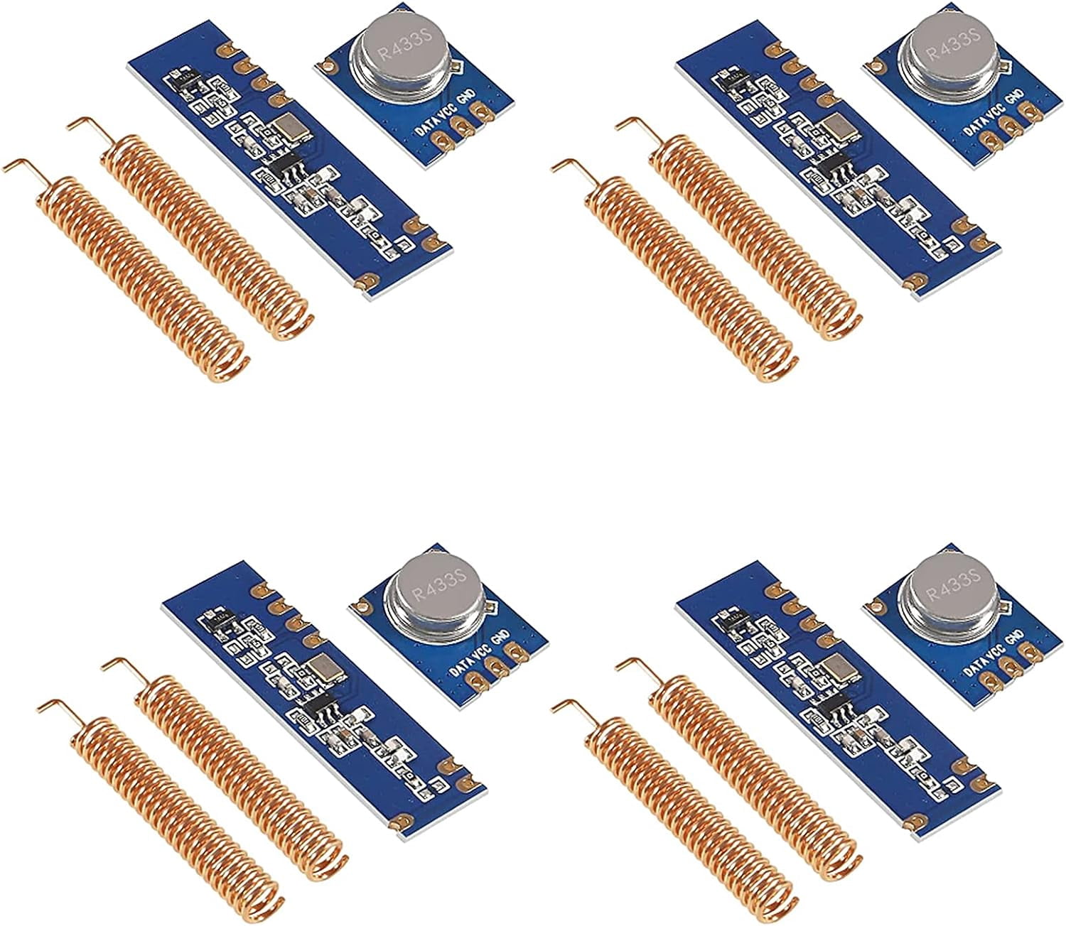 EFFFERTWQL-4Sets 433MHz Ask STX882 SRX882 Wireless Remote Control ...