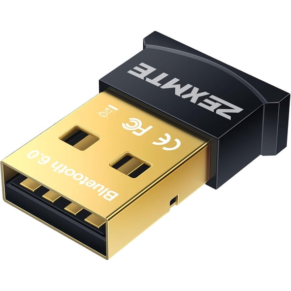 EFFFERTWQL-6.0 USB Bluetooth Adapter for PC, Bluetooth Dongle, Plug-and ...