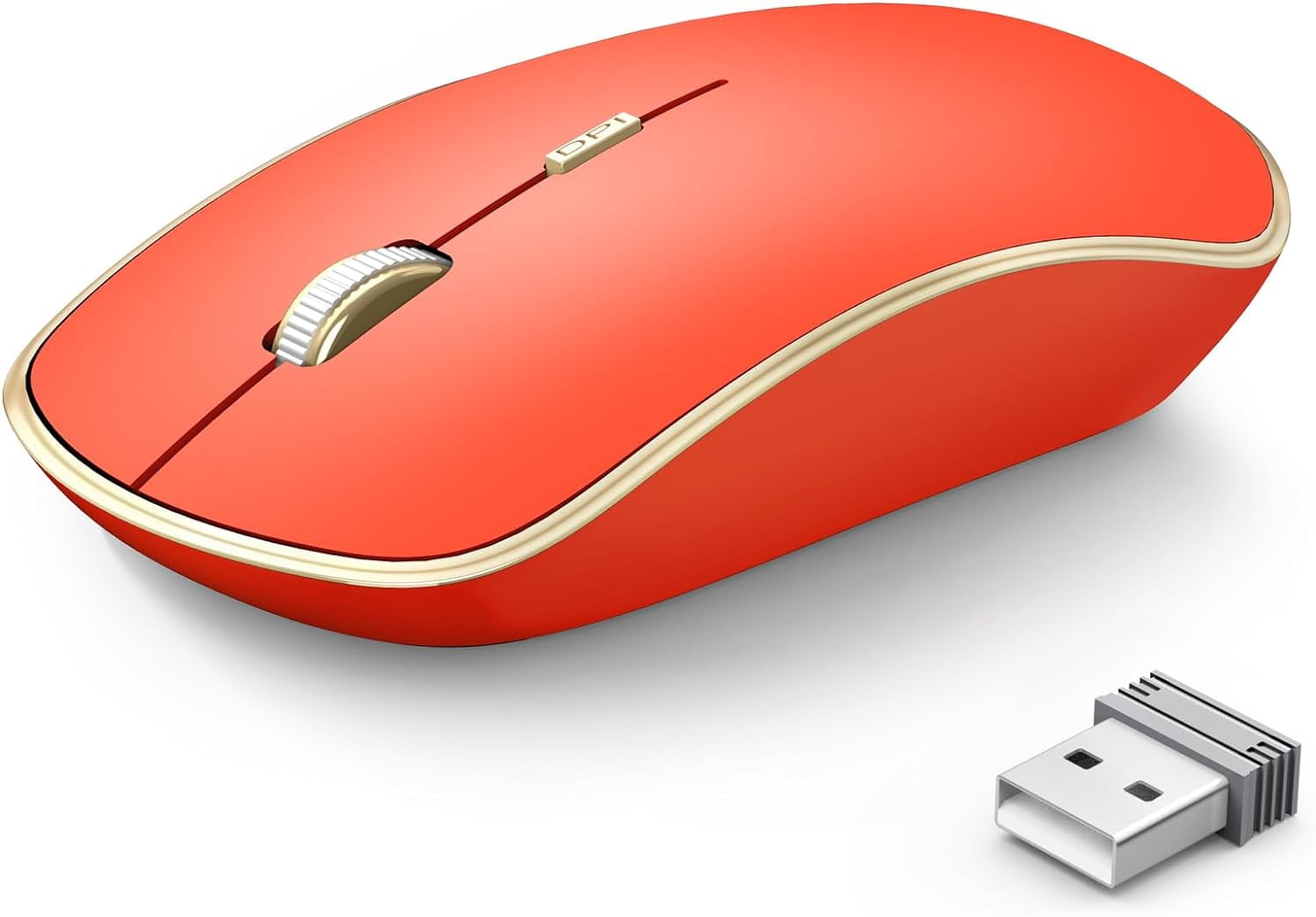 EFFFERTWQL-Wireless Gaming Mouse, Slim Portable USB Mouse for Laptop ...