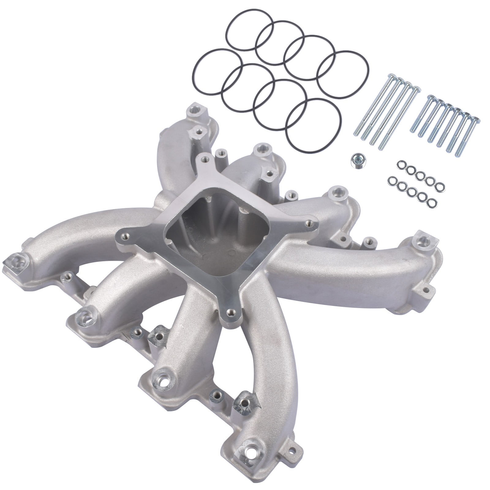 EFI Mid-Rise Intake Manifold Single Plane for GM LS Gen III LS3/L92 6 ...