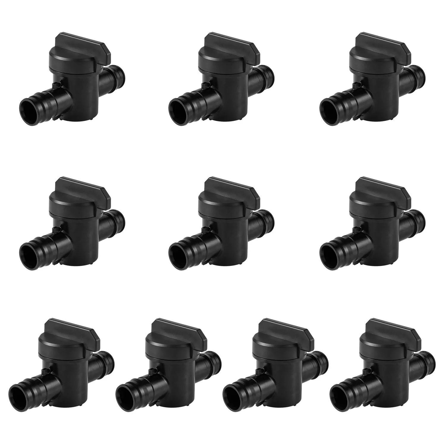 EFIELD 10 PCS Poly Pex-A Expansion 1/2 "x1/2" Full Port Ball Valve ...