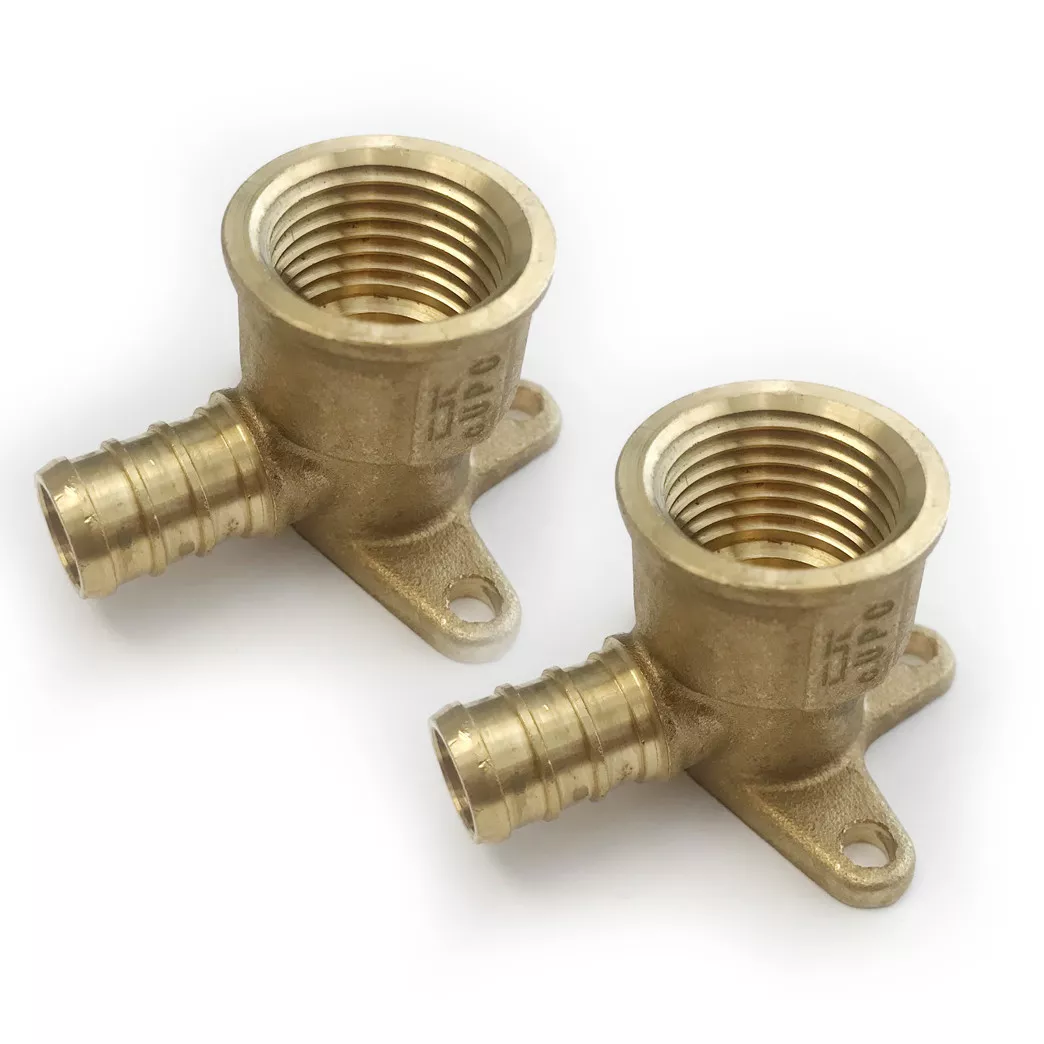 EFIELD 2 PCS 1/2" PEX x 1/2" Female NPT Drop Ear Elbow Crimp Fitting(Lead Free) - Walmart.com
