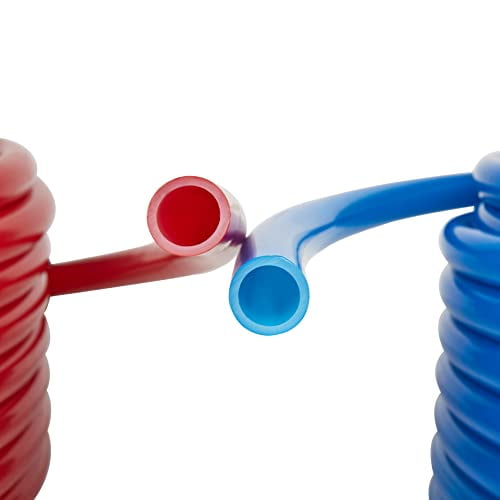 EFIELD 3/4 Inch Pex-A Tubing 100 ft Blue +100 ft Red, Pipe Cutter, 15 ...