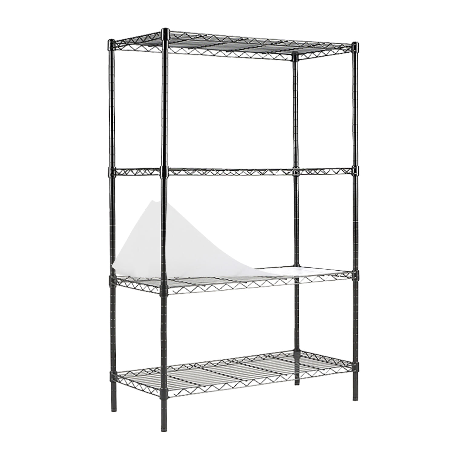 EFINE 4-Shelf Shelving Unit with 4-Shelf Liners - Walmart.com
