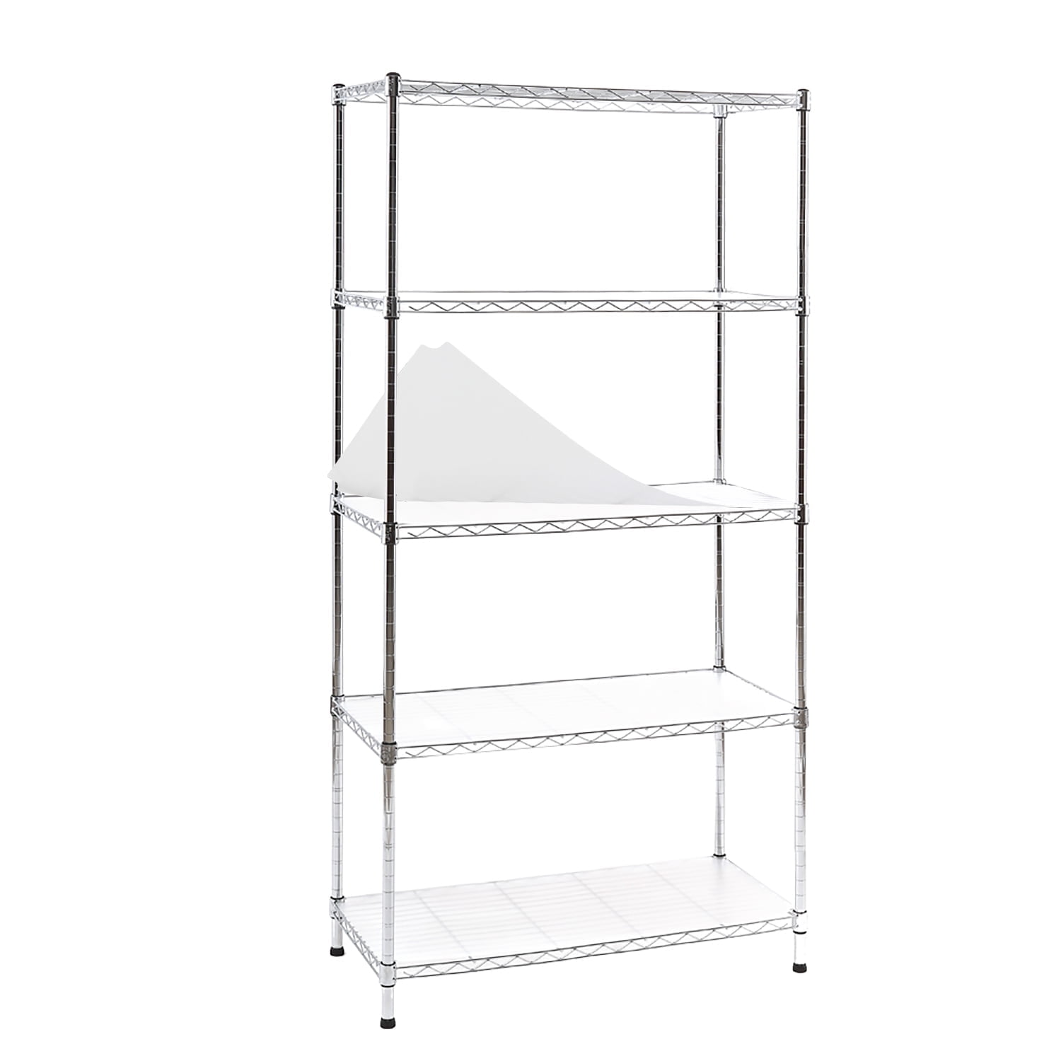 EFINE 5-Shelf Shelving Unit with Shelf Liners Set of 5 - Walmart.com