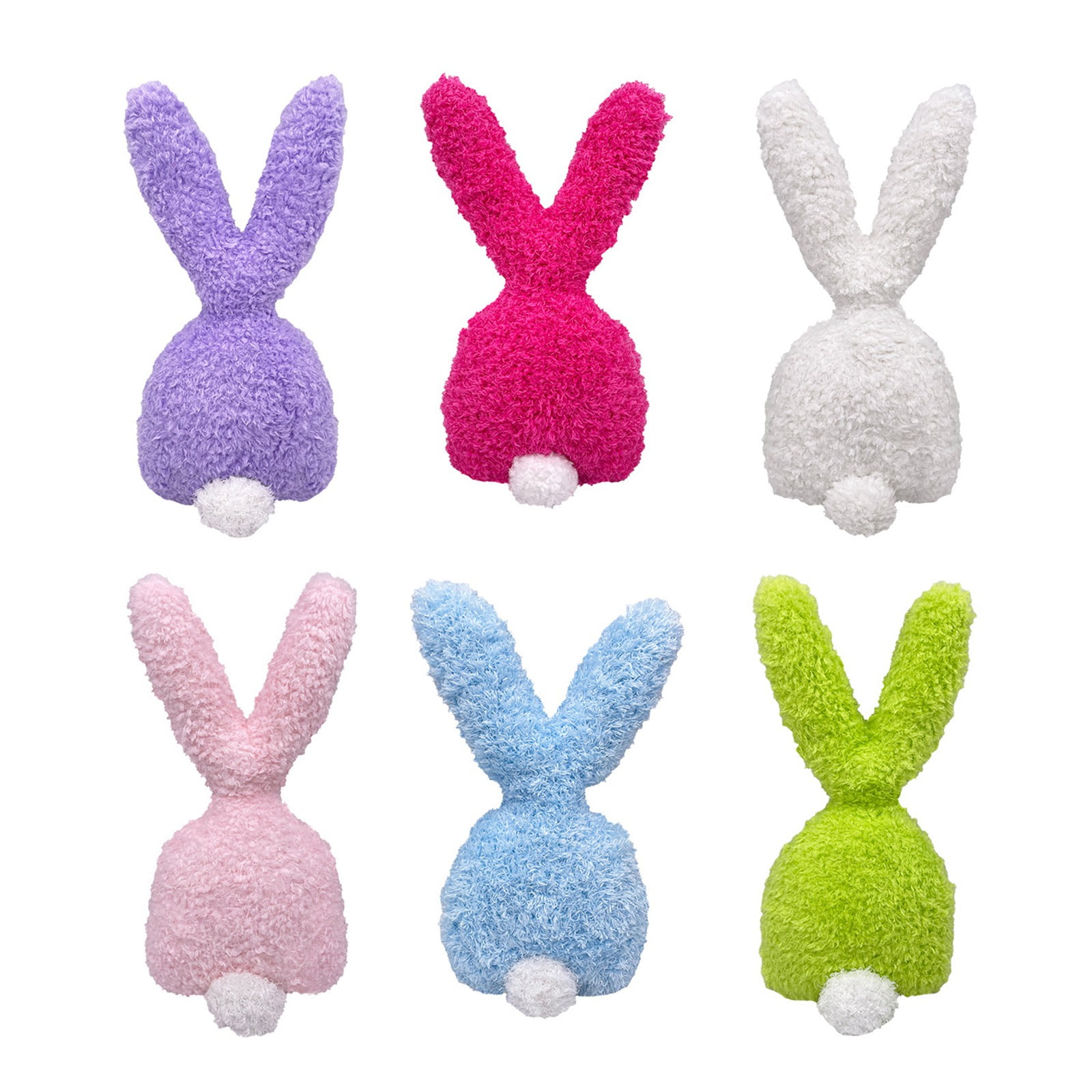 EFINNY 1PC Easter Peep Plush Easter Bunny Plush Toys Cute Animal Bunny ...