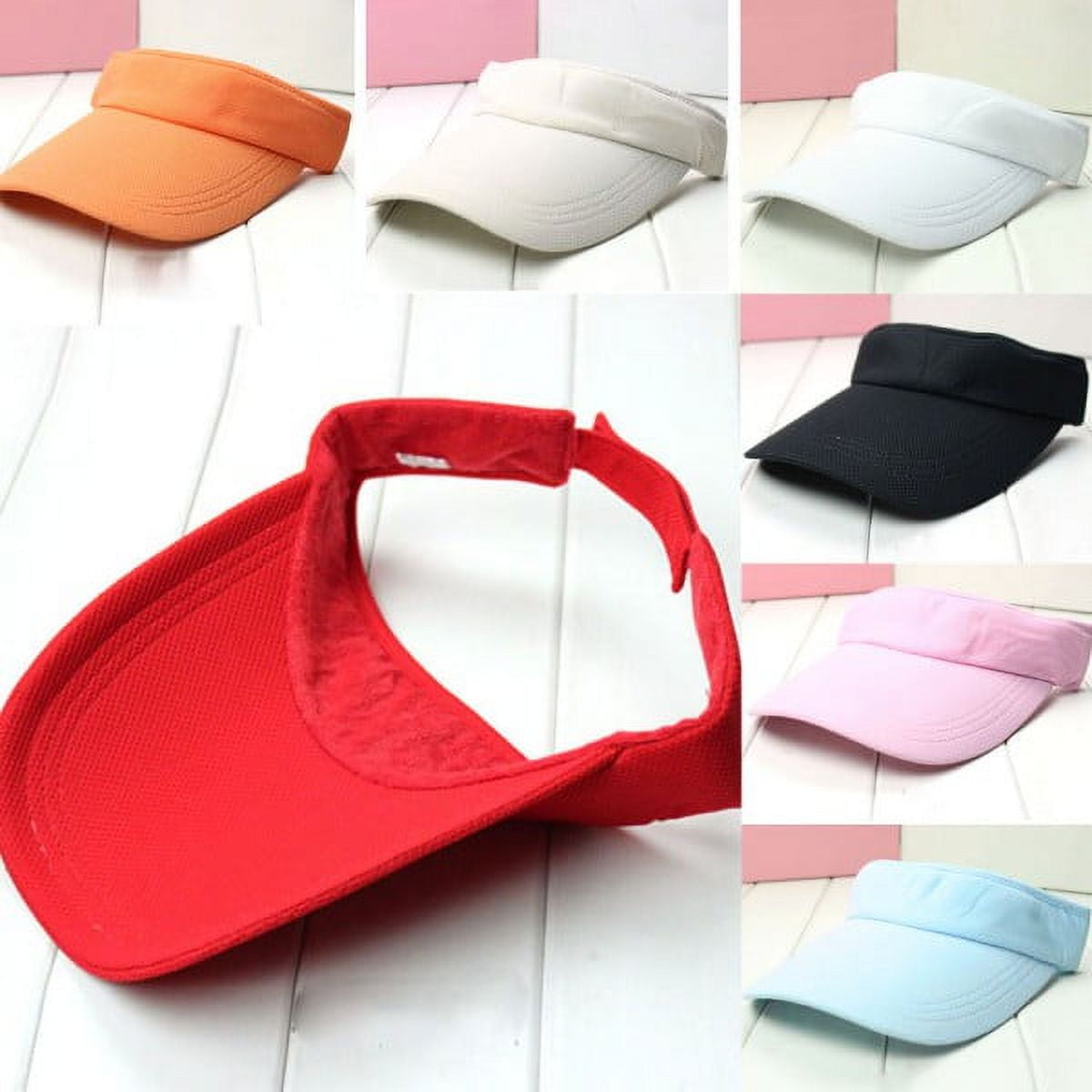 EFINNY Adjustable Woman Man Baseball Golf Ball Sport Sun Visor Hats ...