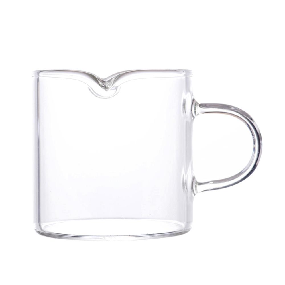 EFINNY Espresso Shot Glass 3.4 oz/100 ml Double Spouts Milk Cup with ...