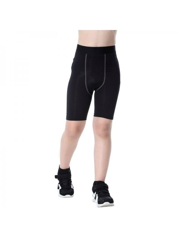 EFINNY Kids Boys Quick-dry Compression Base Layer Skins Tights Shorts ...