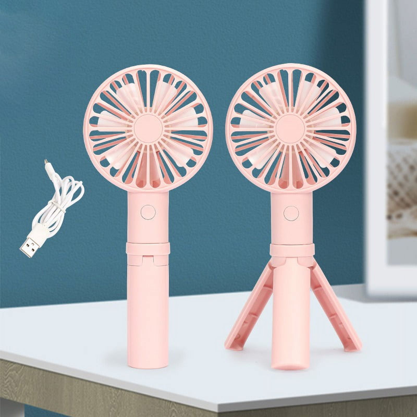 EFINNY MiniBreeze 19cm Rechargeable Handheld Fan, 3 Speeds, USB ...