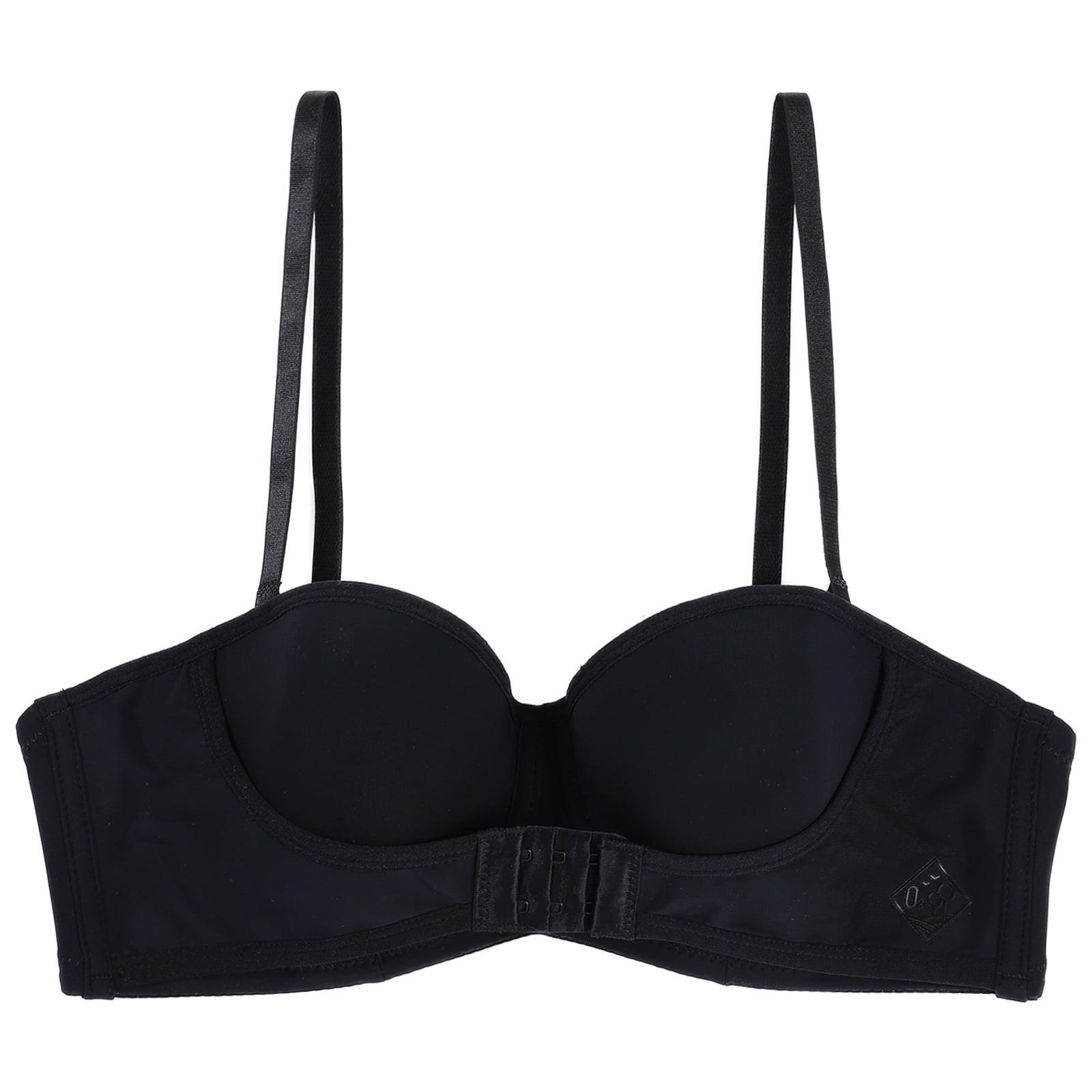 EFINNY Women's Bra Underwear Solid Color Full Cup Ladies Glossy Bandeau ...