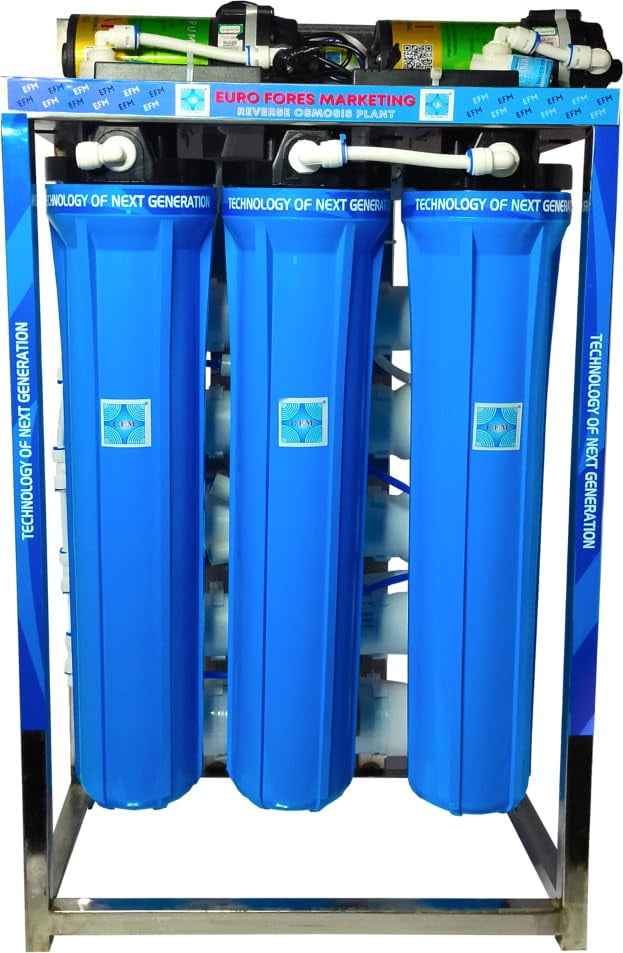 EFM 50 Lph Plant Water Purifier 50 L Ro Water Purifier Blue Green ...