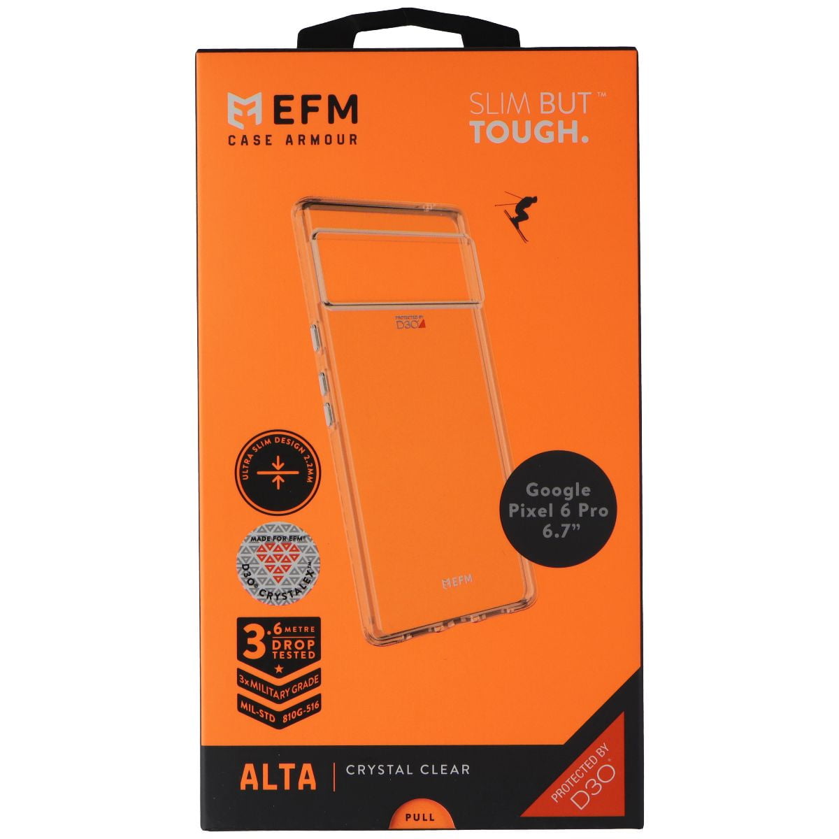 EFM Alta Series Case for Google Pixel 6 Pro - Crystal Clear - Walmart.com
