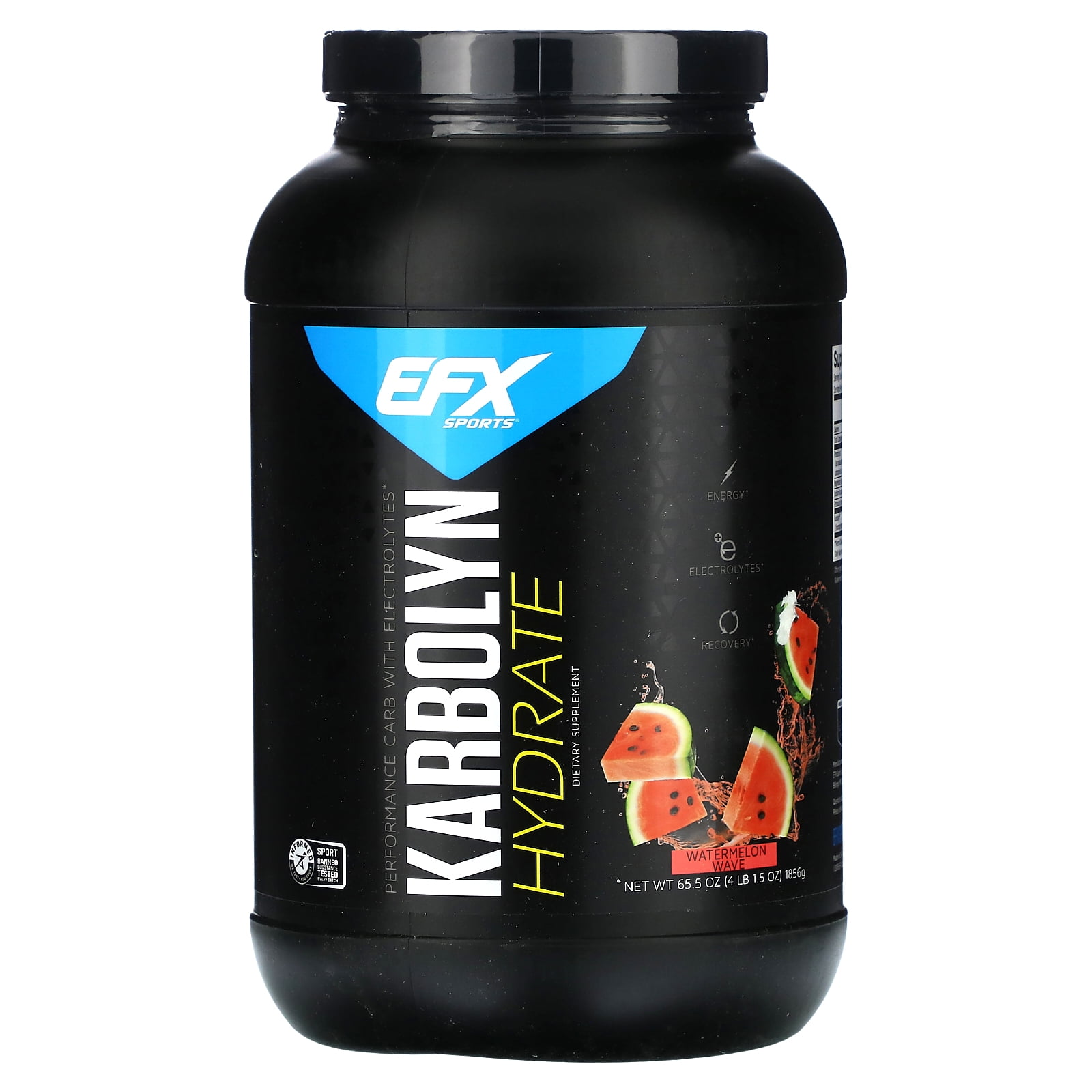 EFX Sports Karbolyn Hydrate, Watermelon Wave, 4 lb 1.5 oz (1,856 g ...