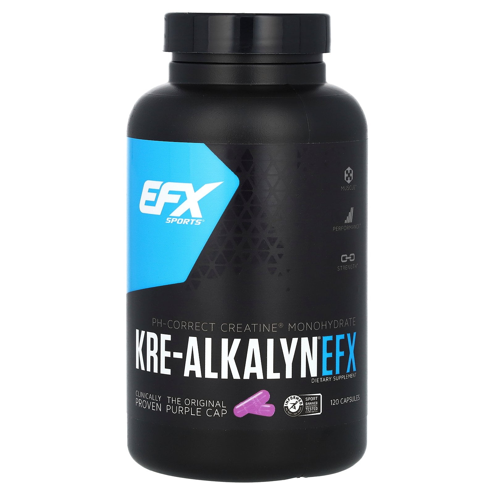 EFX Sports - Kre-Alkalyn EFX - 120 Capsules - Walmart.com