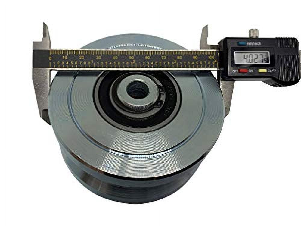 EG096 Slide Gate Wheel 4” V-Groove Solid Steel Sliding Wheel Bearing ...
