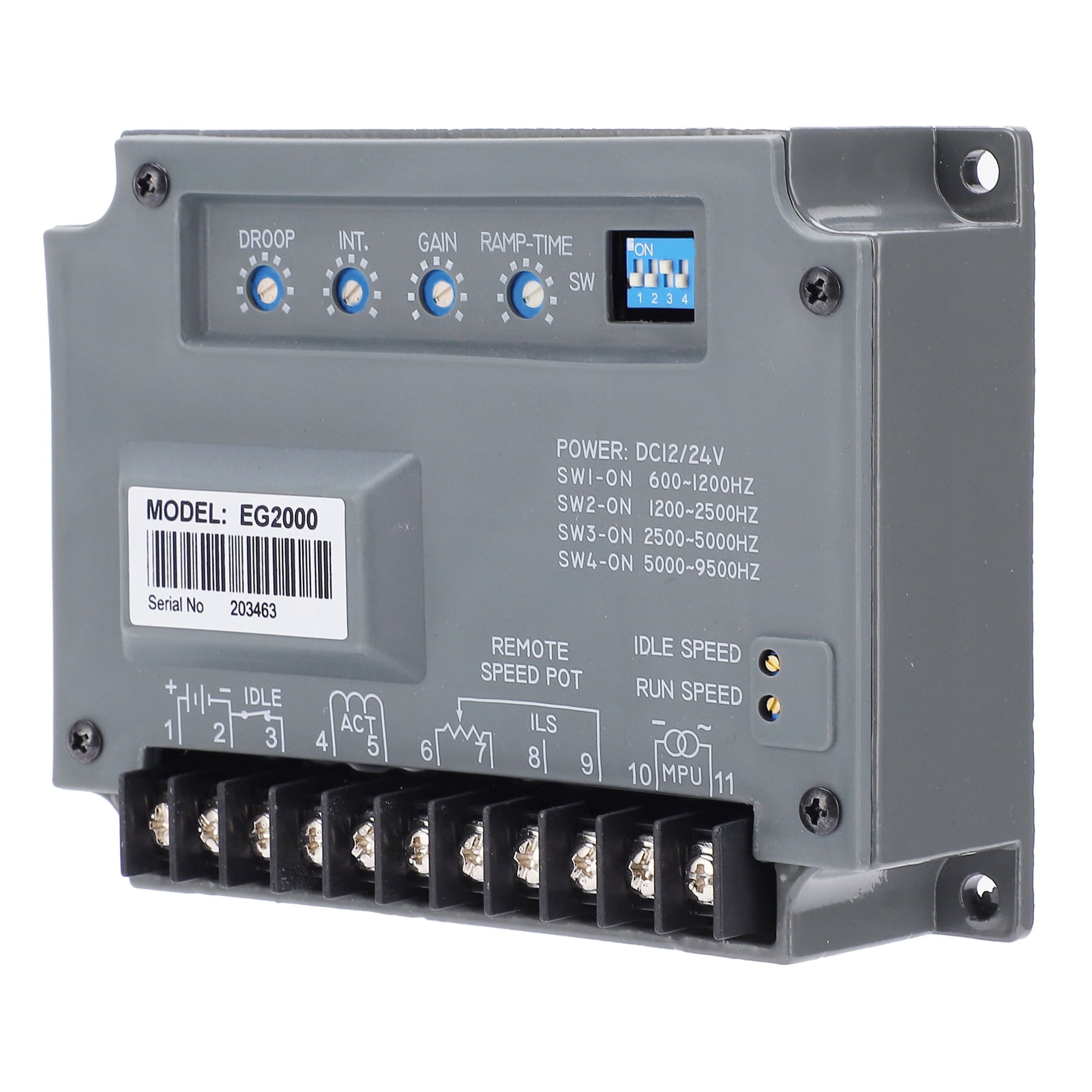 EG2000 12/24VDC Electronic Engine Speed Controller Diesel Generator ...