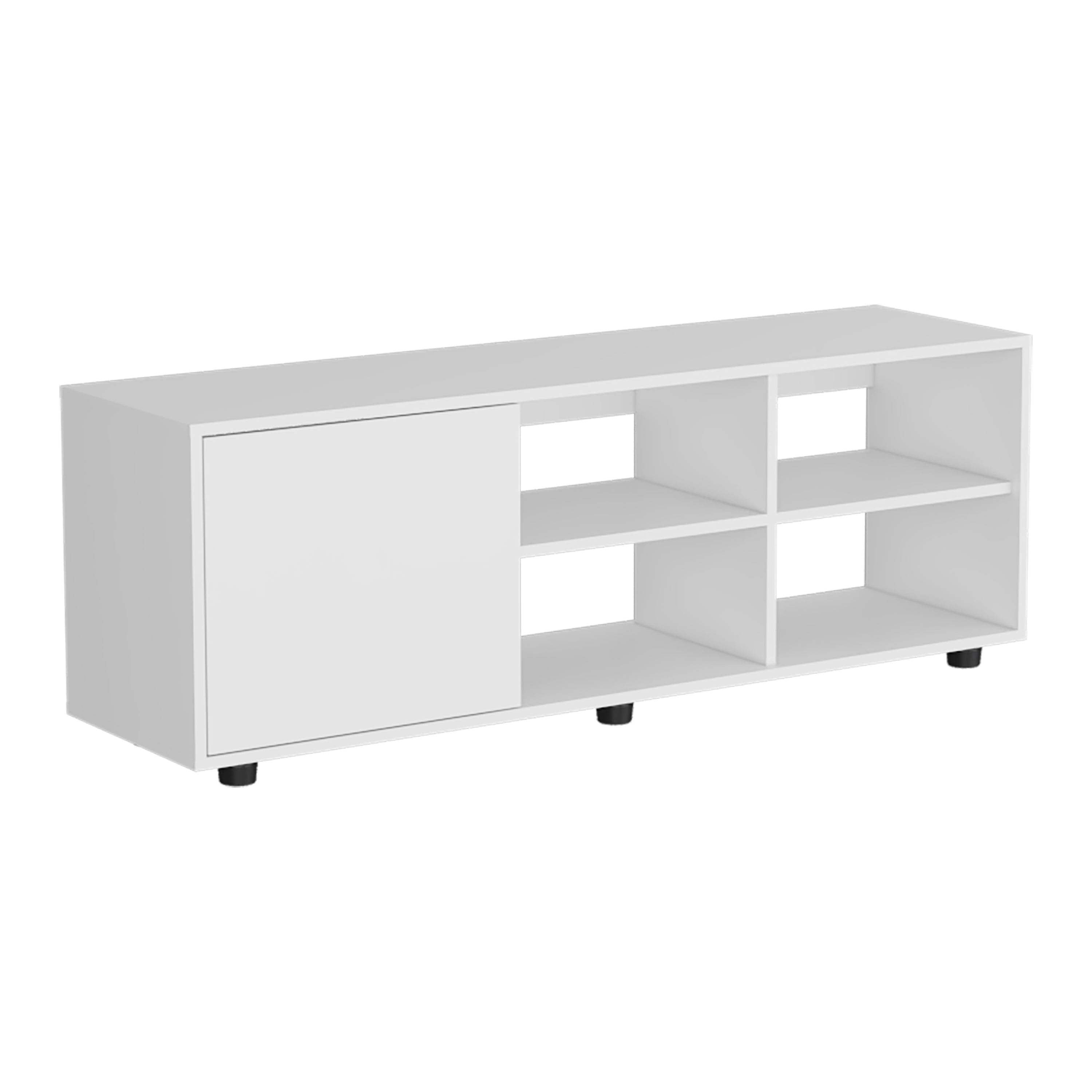 EGBHDSFT 51” TV Stand with Cabinet & Shelves - Living Room Media ...