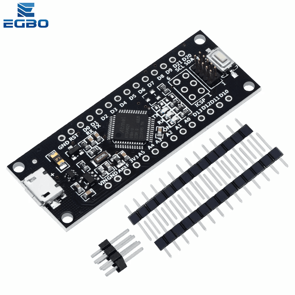 EGBO SAMD21 M0-Mini 32-bit ARM Cortex M0 Core Pins Non-Desoldering Compatible with Arduino Zero ...