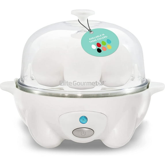EGC-007## Rapid Egg Cooker, 7 Easy-To-Peel, Hard, Medium, Soft Boiled ...