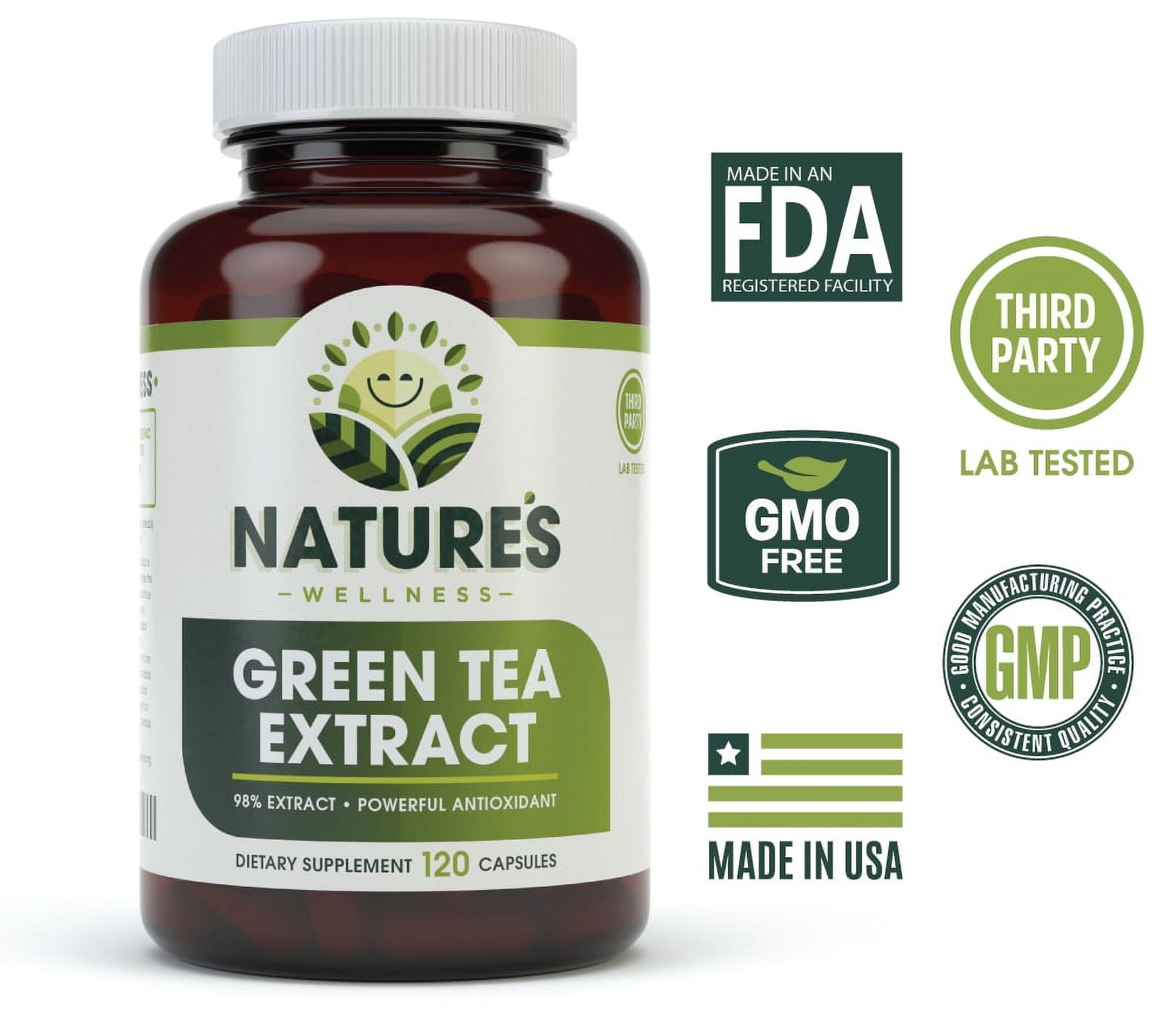 EGCG Green Tea Extract - Metabolism Booster, Weight Loss, Energy, Heart ...