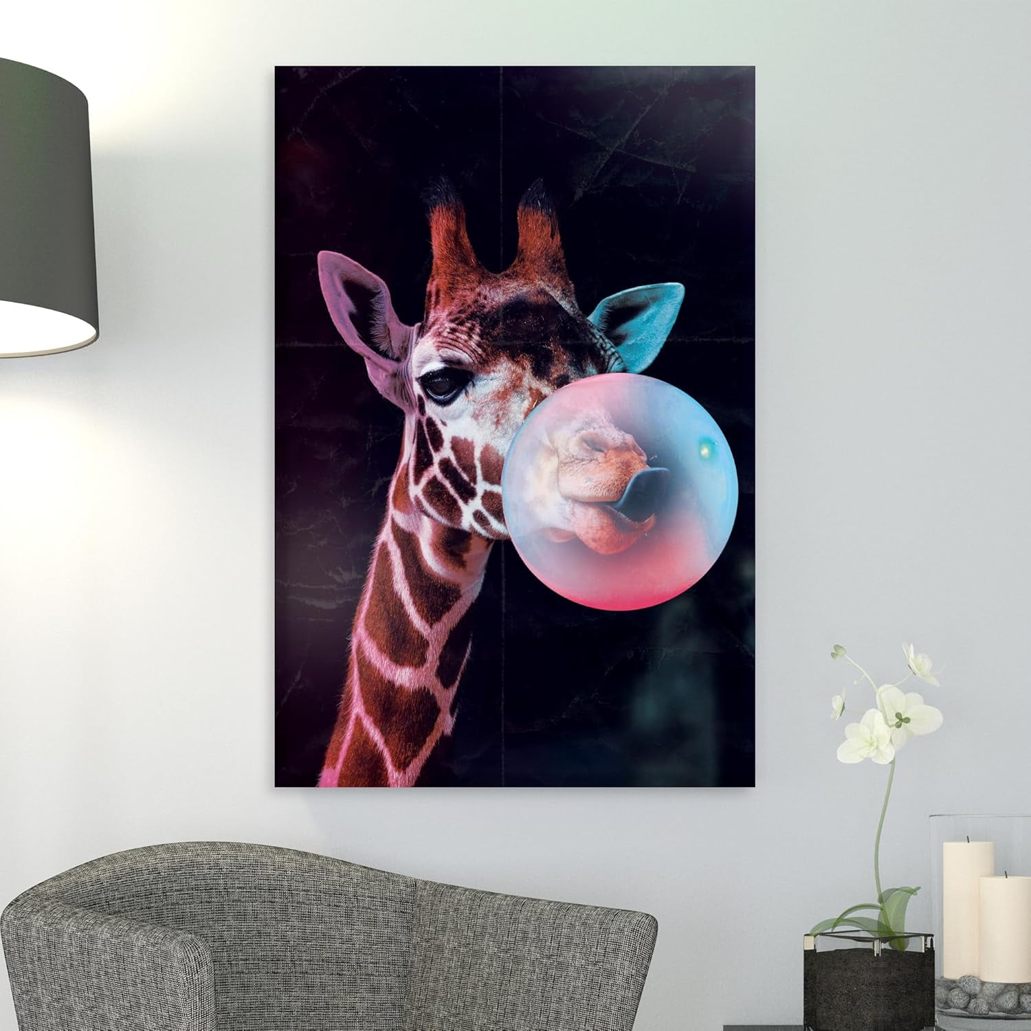 EGD Wall Art Giraffe Acrylic Home Decor | Modern Interior Design ...