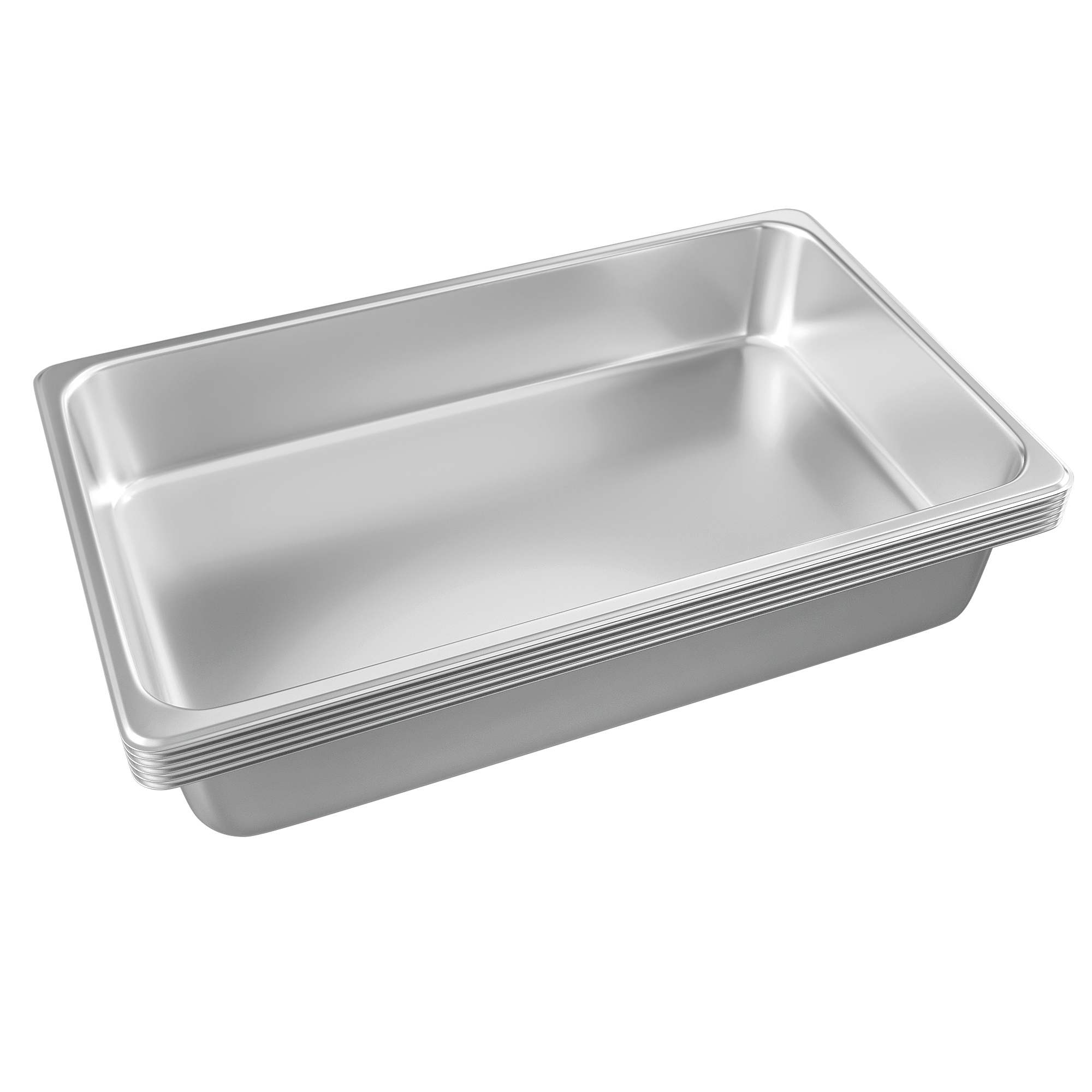 VEVORbrand 6 Pack Hotel Pans 4 inch Deep Steam Table Pan 22 Gauge ...