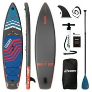 Goplus Large Inflatable SUP Board, Portable Paddle Board with 5D rings ...