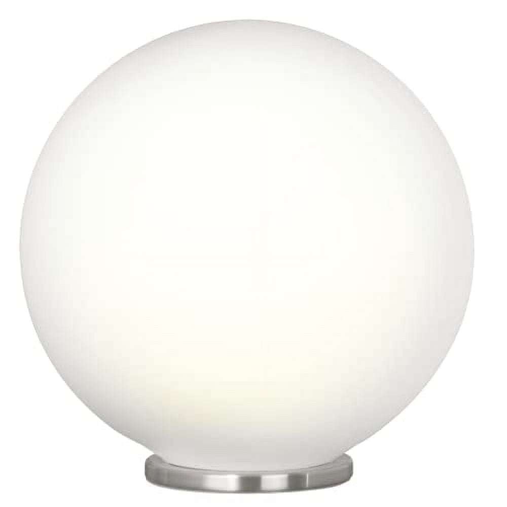 EGLO 85265A Rondo Collection Round Table Lamp with Glass Ball Shade for ...