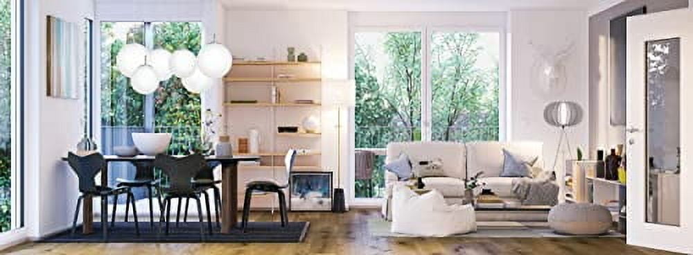 EGLO 85266A Rondo Collection Round Table Lamp with Glass Ball Shade for ...