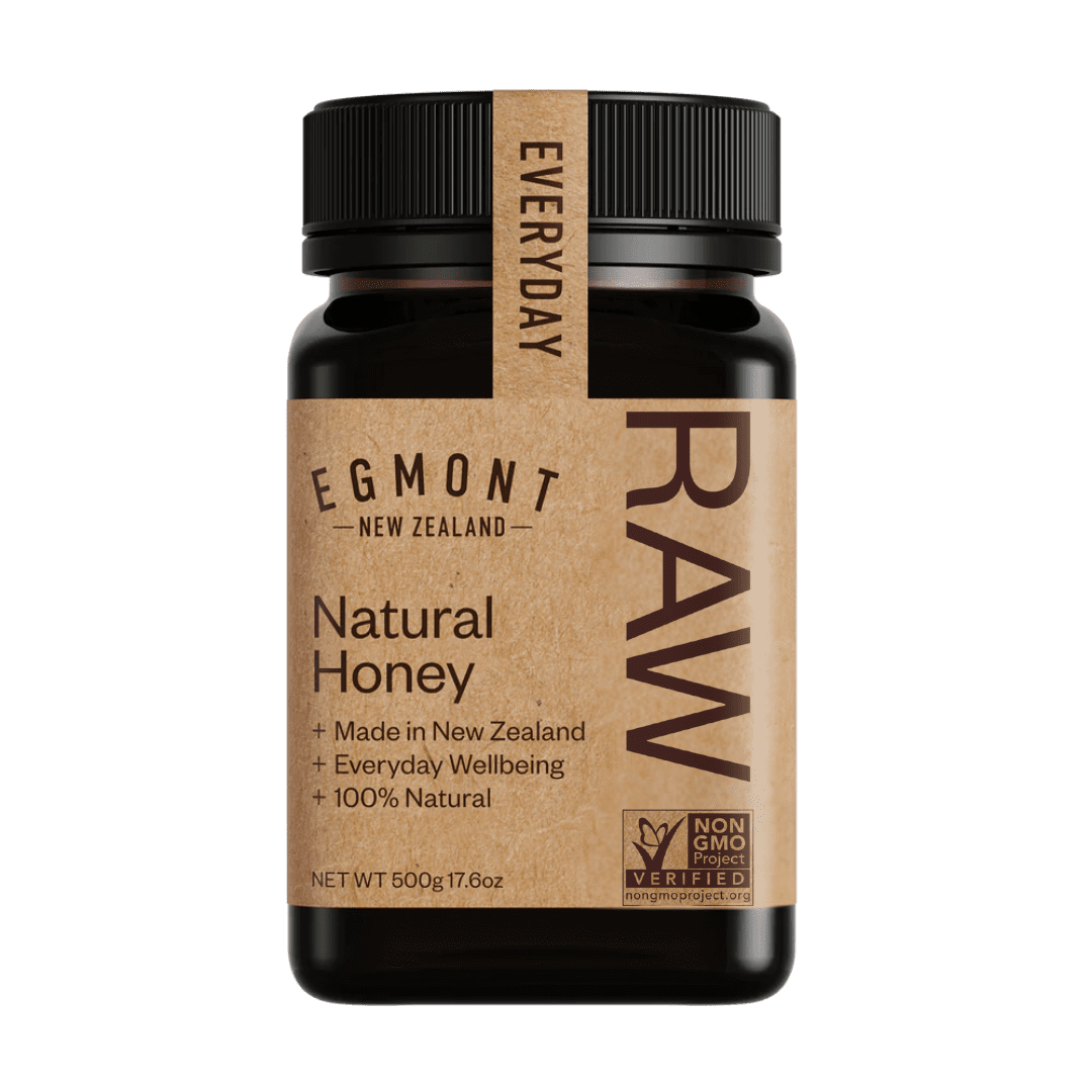 Egmont Honey Raw Honey - 100% Pure New Zealand Honey - Non-GMO - 17.6oz (500 gram) - Walmart.com