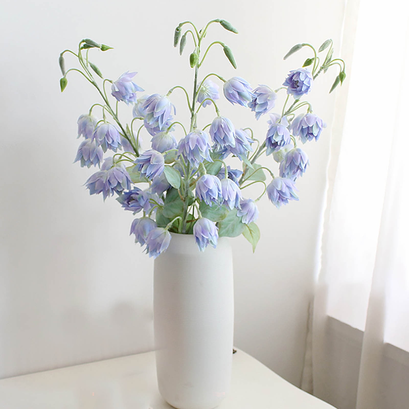 EGNMCR Artificial Flowers Wedding Flowers Silk Flowers with Stems Fake ...