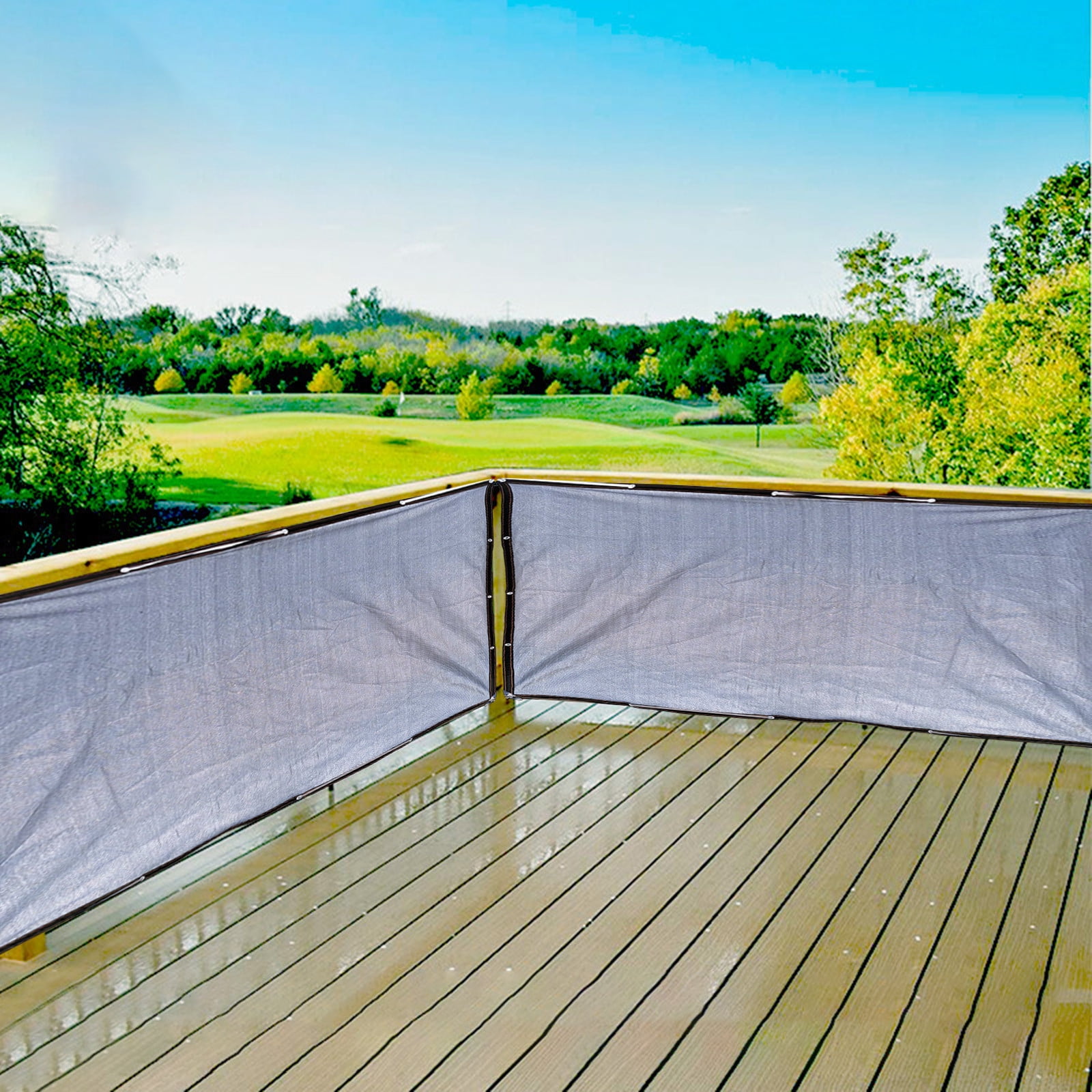EGNMCR Balcony Privacys Screen Cover 3.28x9.84ft Privacys Screen ...