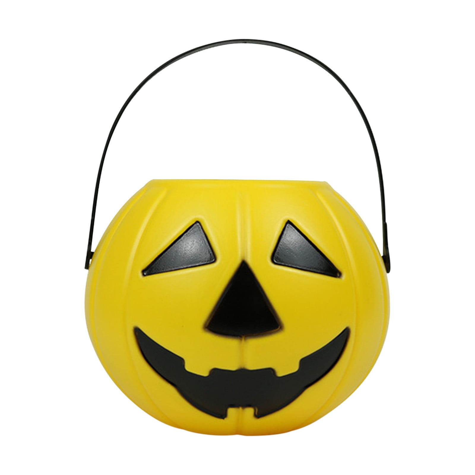 EGNMCR Halloween Pumpkin Bucket 1Pc Small Plastic Pumpkin Bucket For ...