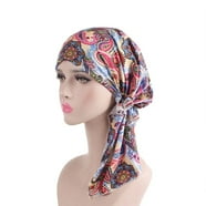 Ausyst Cowgirl Hat Classic Women India Muslim Elastic Turban Print ...