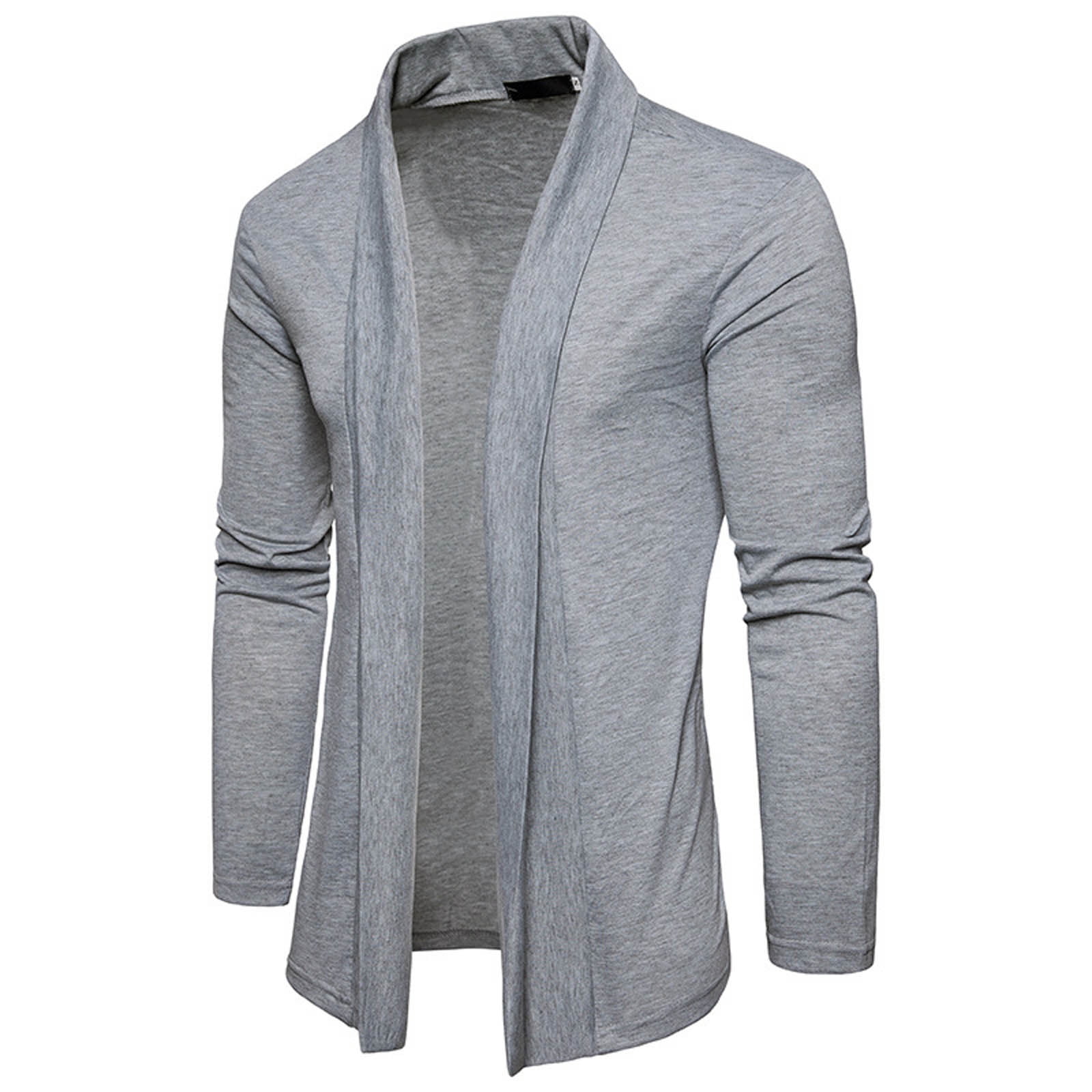 EGNMCR Men's Open Front Short Cardigan Color Block Cardigan Classic ...