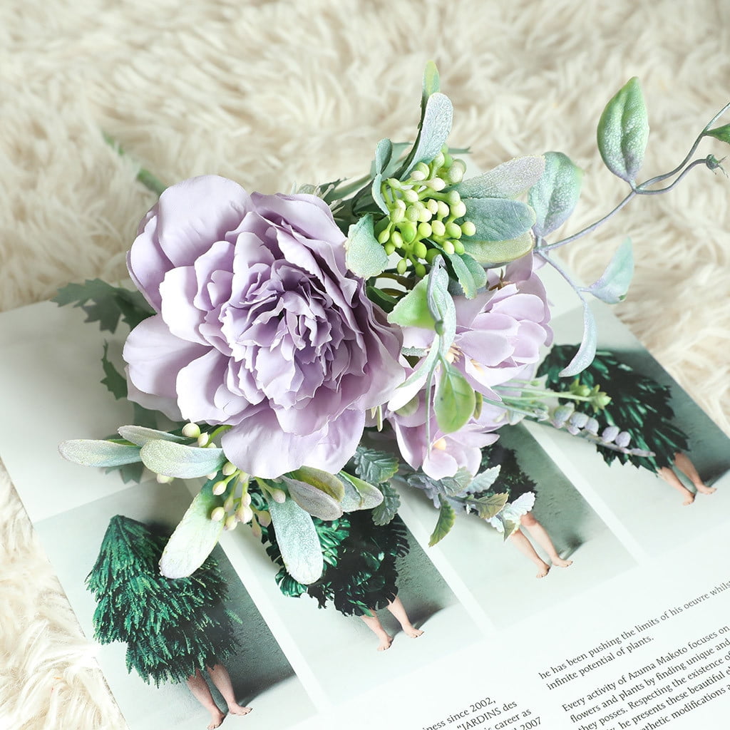 EGNMCR Mother's Day Gifts Artificial Flowers Wedding Flowers Silk ...