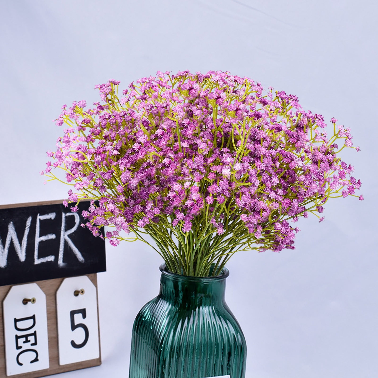 EGNMCR Mother's Day Gifts Babys Breath Artificial Flowers, Fake White ...
