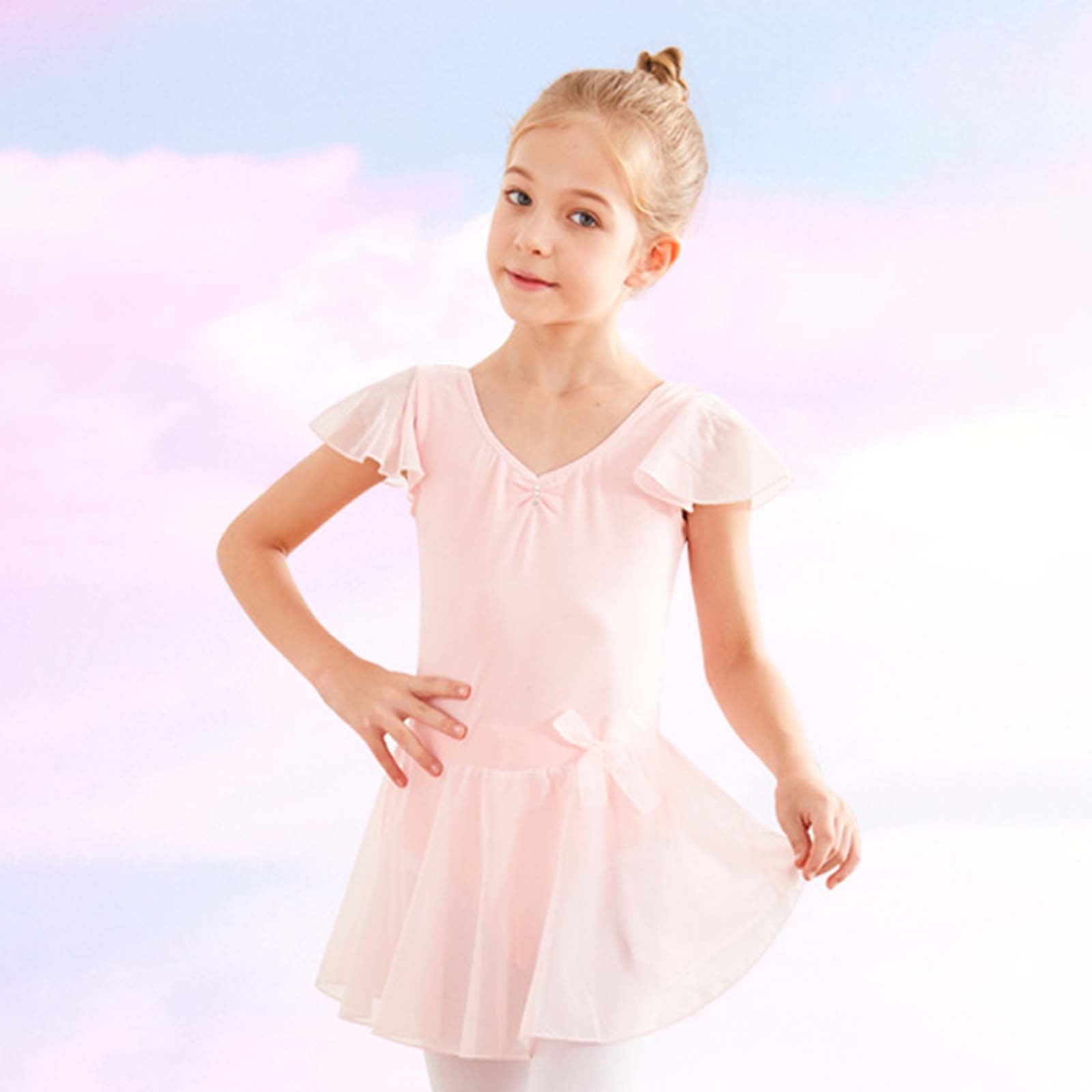 EGNMCR Pinks Balletss Leotards for Girls Toddler Leotard with Tutus ... EGNMCR Pinks Balletss Leotards for Girls Toddler Leotard with Tutus ...