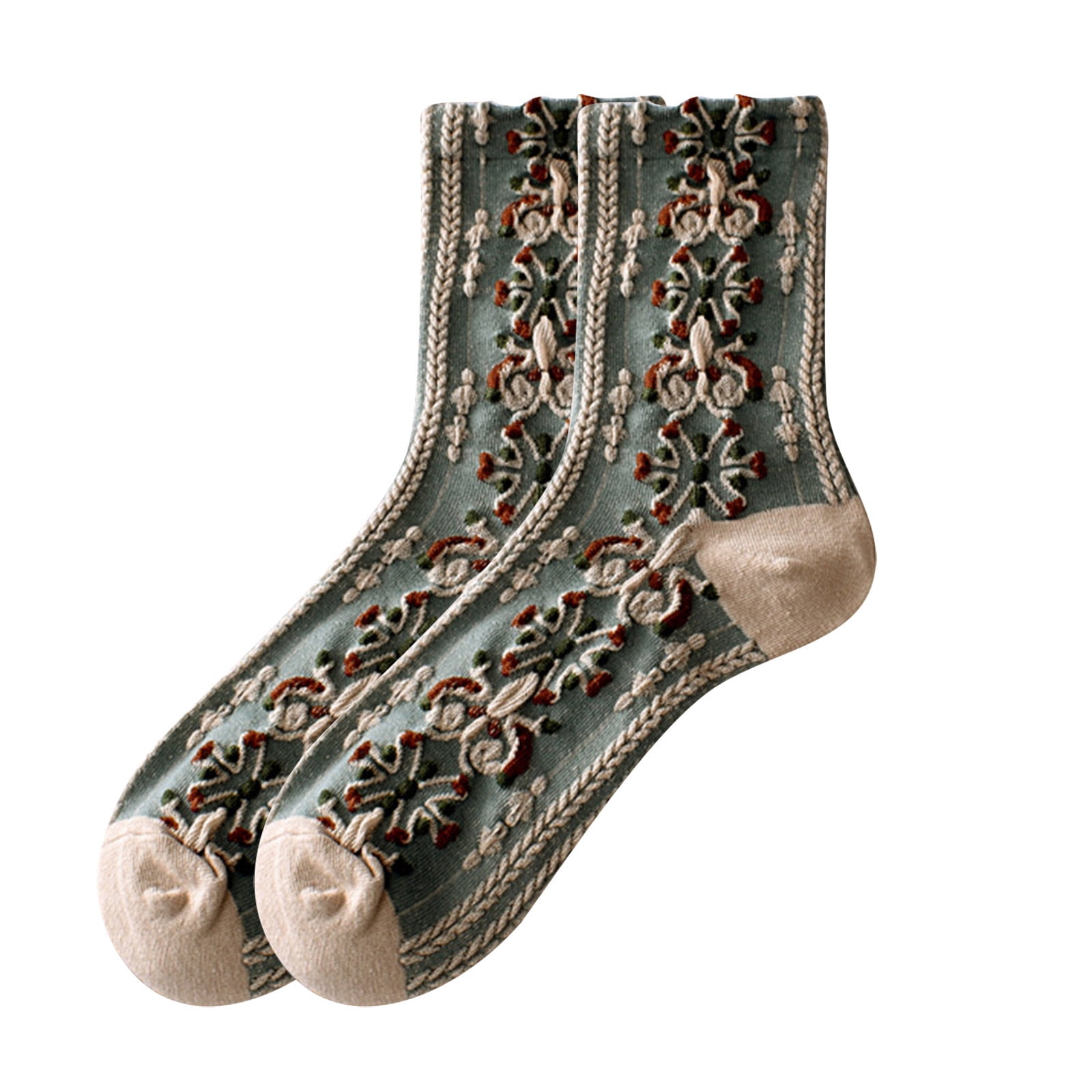 EGNMCR Socks for Women Easter Gifts Vintage Cotton Easter Printed ...