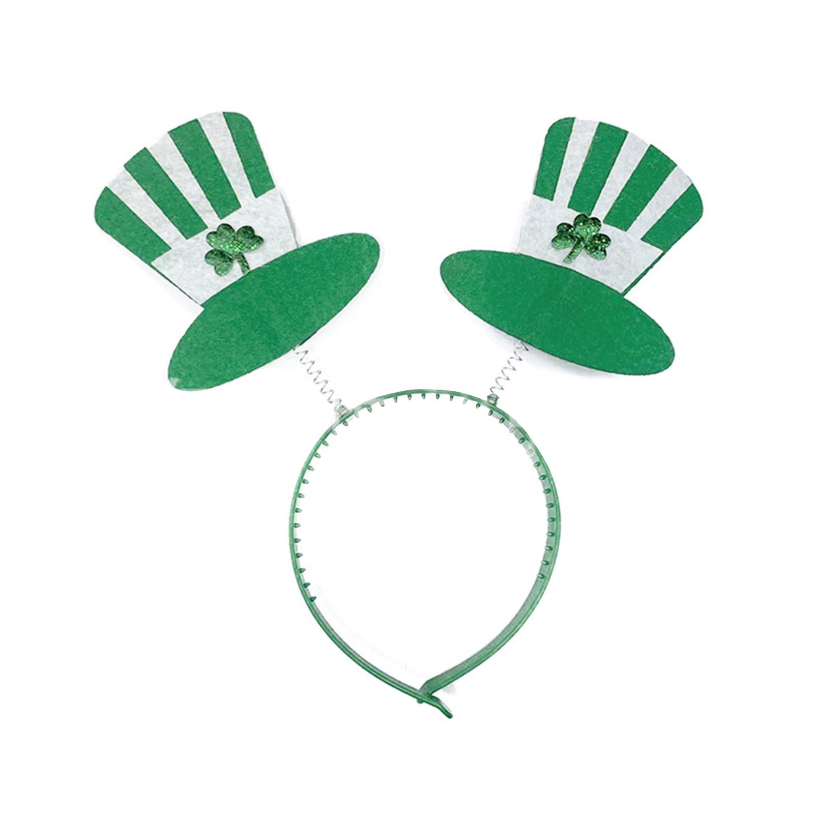 EGNMCR St. Patrick's Day Headband Green Top Hat Headband Irish Sequin ... EGNMCR St. Patrick's Day Headband Green Top Hat Headband Irish Sequin ...