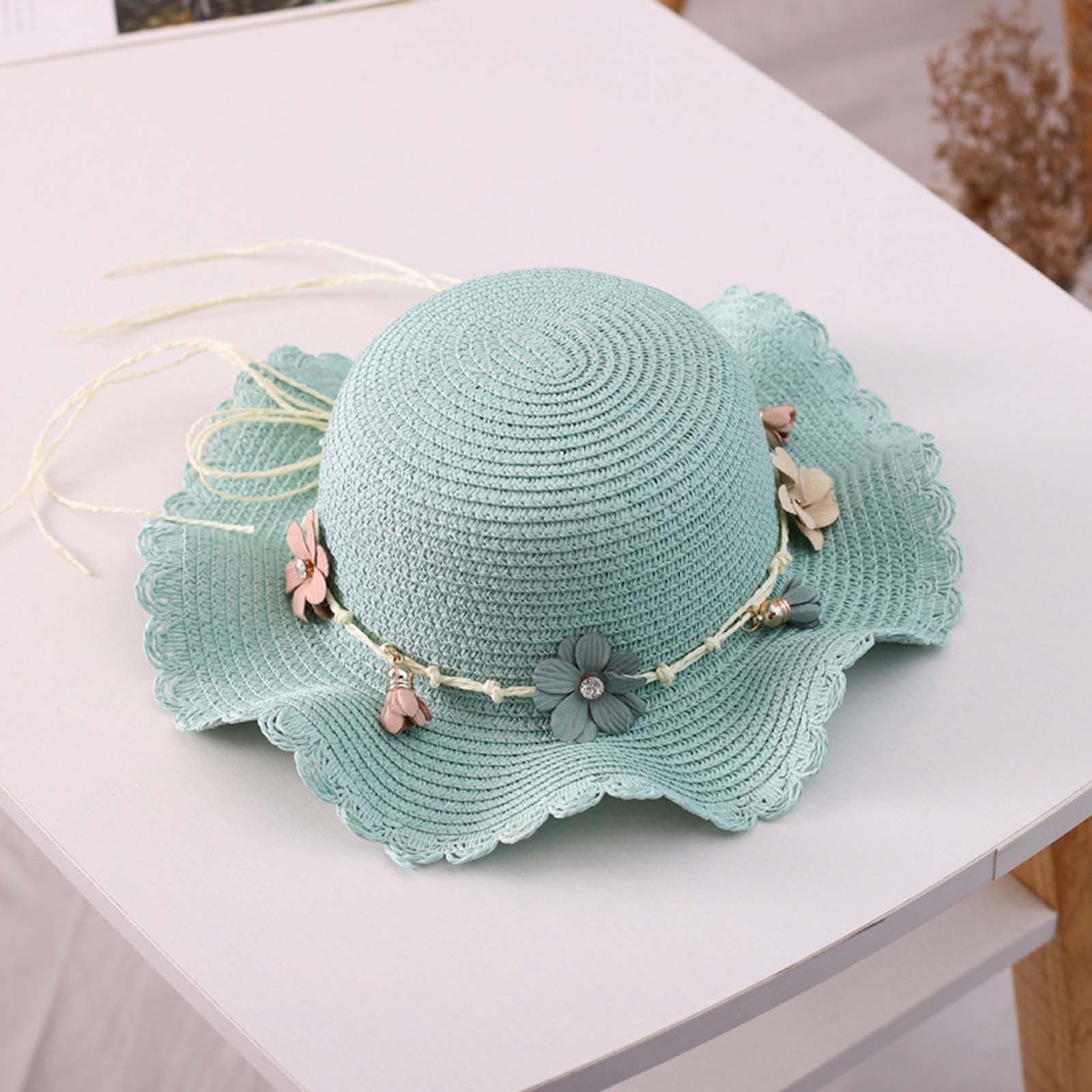 EGNMCR Sun Visors For Women Causal Solid Color Visor Fashion Hollow Top ...