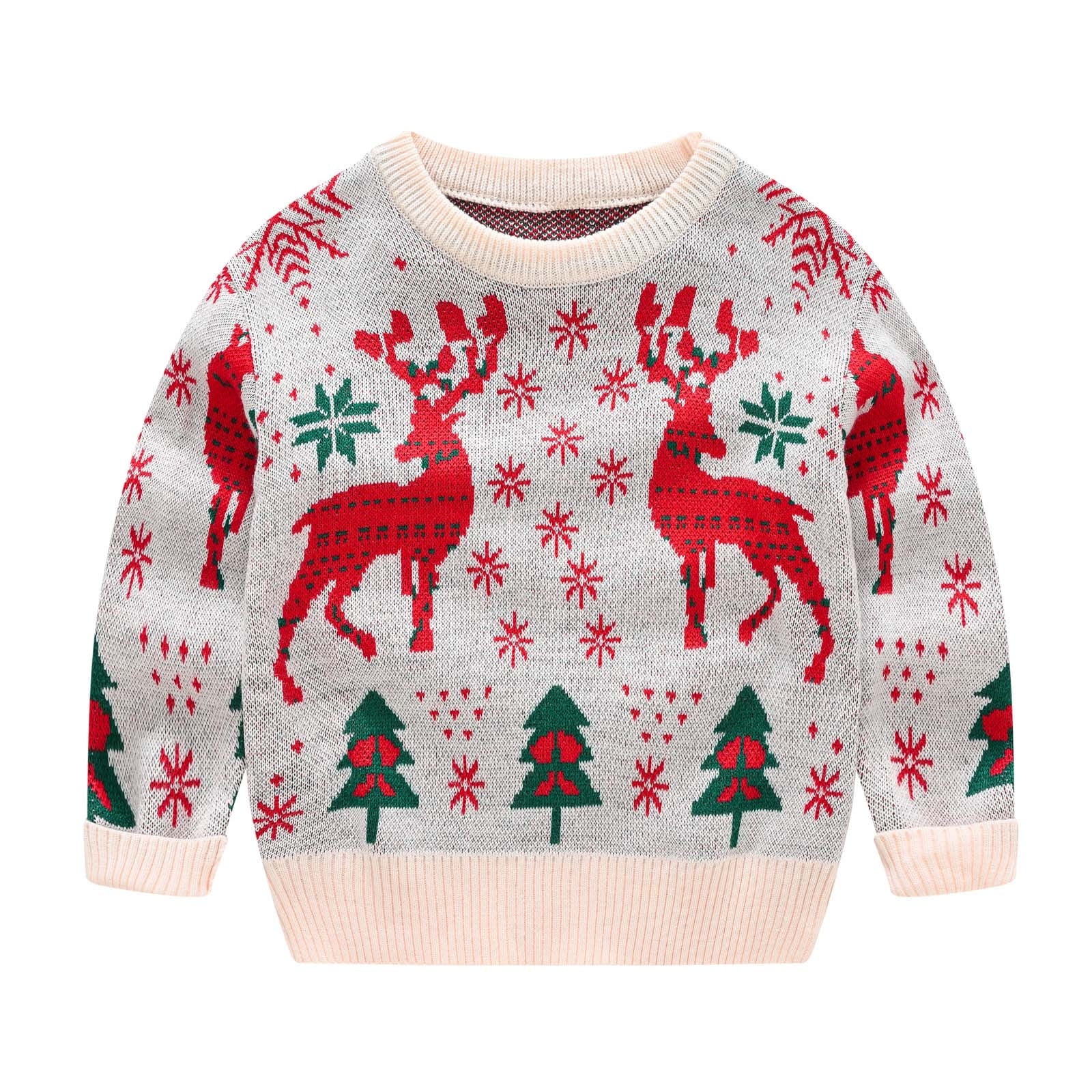 Customer reviews for EGNMCR Ugly Christmas Sweaters For Kids Boys Girls ...